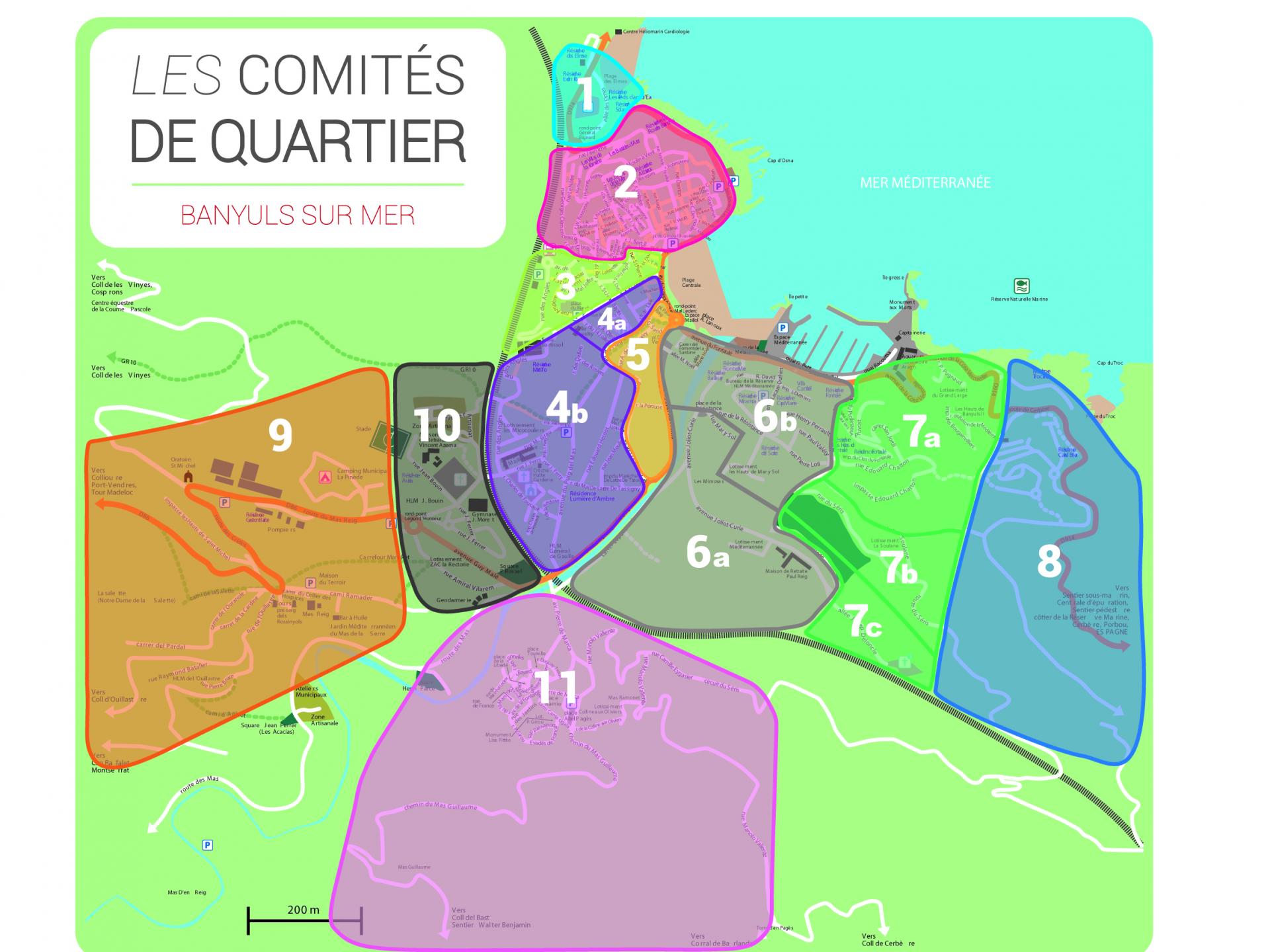 Vos délégués et leurs quartiers | Banyuls-sur-Mer