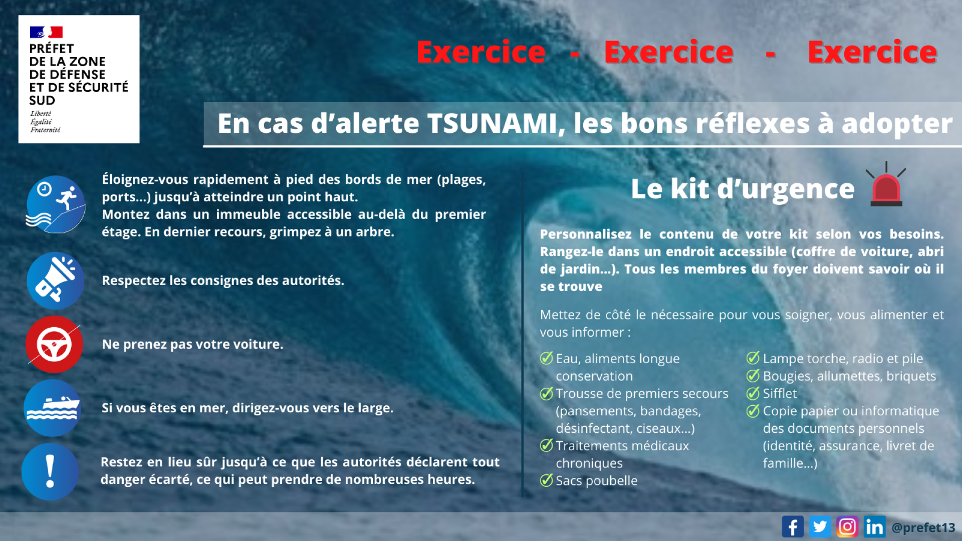 Exercice alerte tsunami | Banyuls-sur-Mer