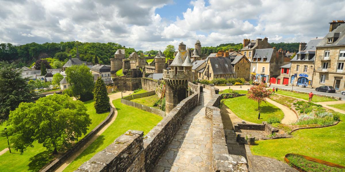 Fougères, fortress town in Brittany