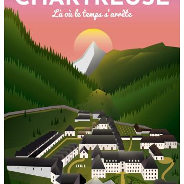Nouveau ! Les affiches et cartes rétro des lieux emblématiques de ...