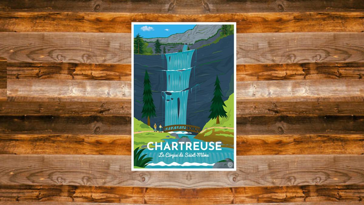 Nouveau ! Les affiches et cartes rétro des lieux emblématiques de ...