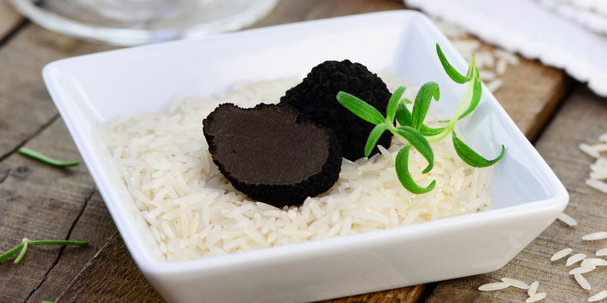 A tasty and traditional Provence recipe: Camargue rice with truffles