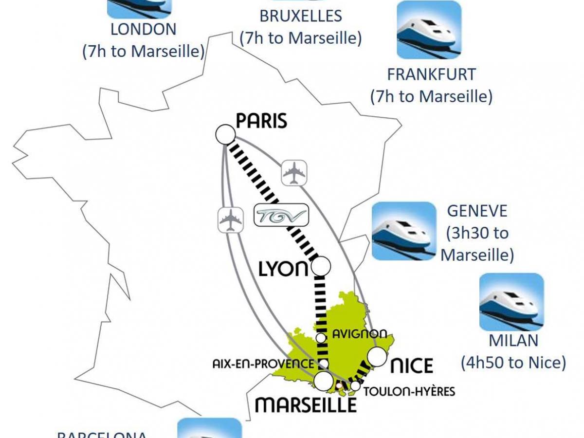 Access | Provence-Alpes-Côte d'Azur Tourism