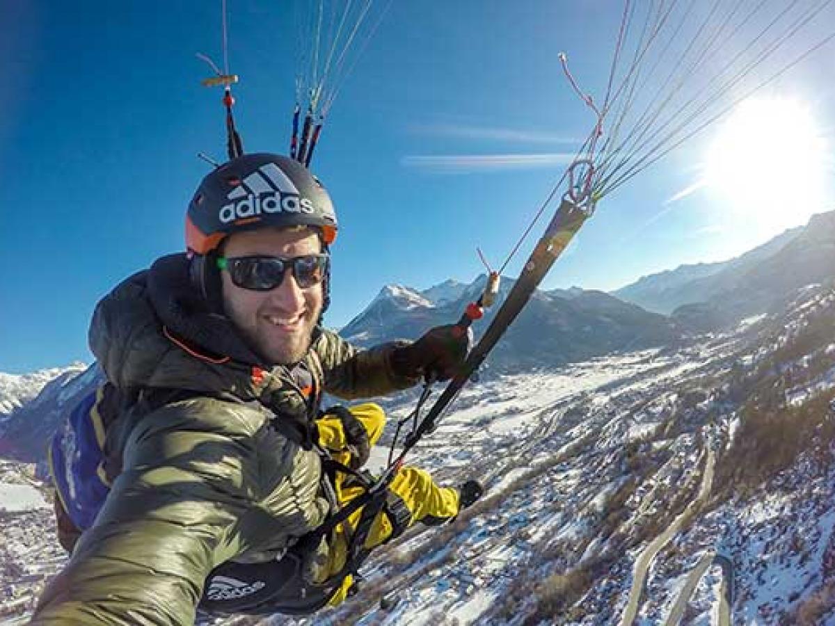 Paragliding: portrait of a passionate paraglider, Jean Baptiste Chandelier