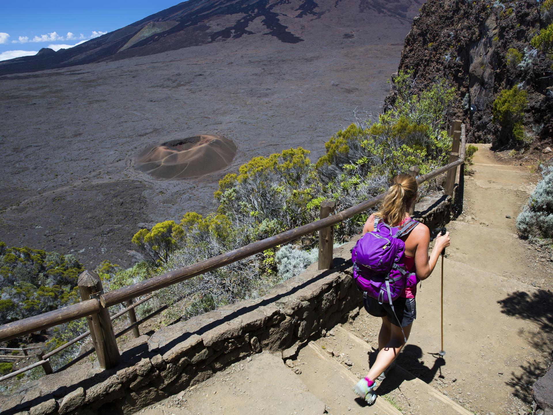 Hiking trails on Reunion Island