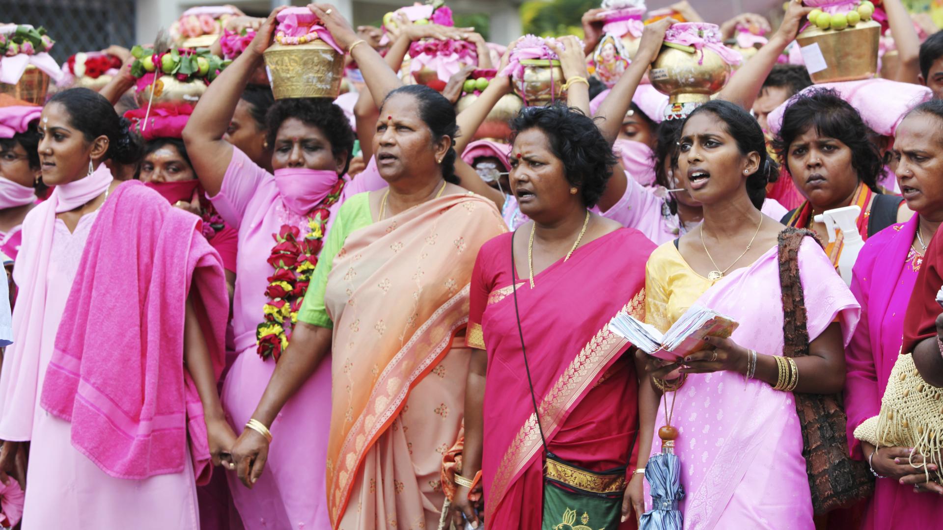 Die tamilische Büßerprozession Cavadee | Île de la Réunion Tourisme