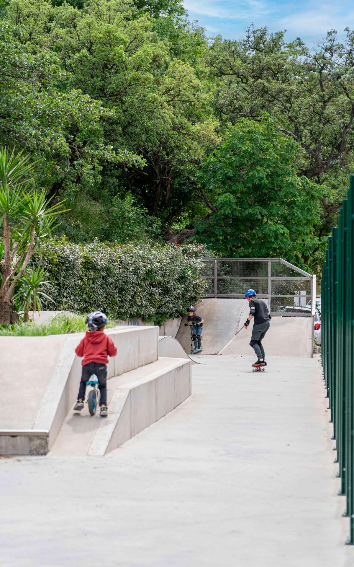 Playground areas and the skatepark | Charm of Provence & French Riviera