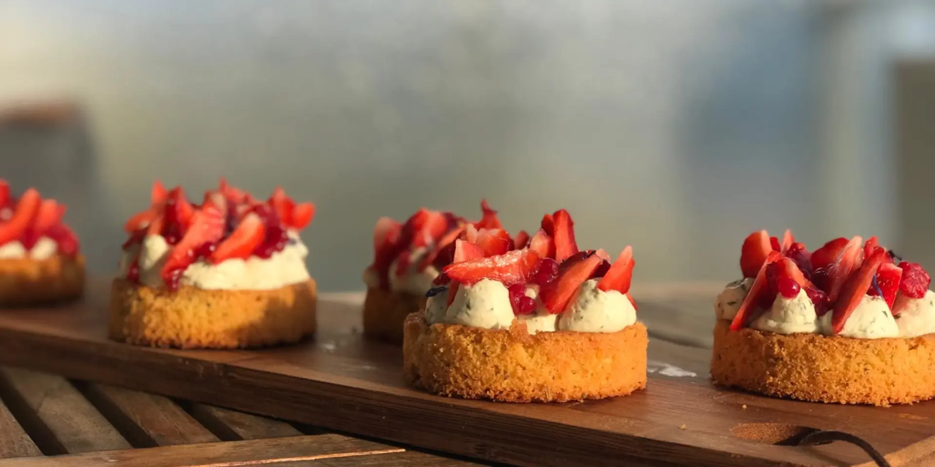Breton shortbread with rosemary, basil and strawberry ganache | La ...