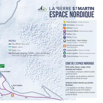 La Pierre Saint-Martin Plan des pistes : Plan station et pistes de ski ...