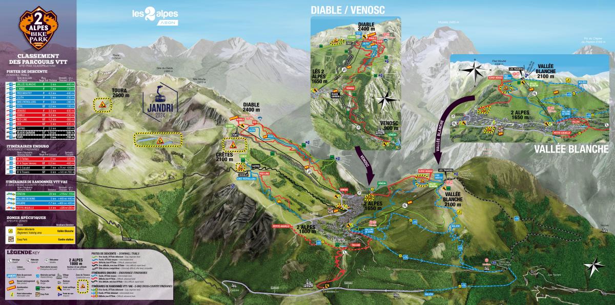 Bike Park – VTT de descente (DH) domaine des 2 Alpes | Office de ...
