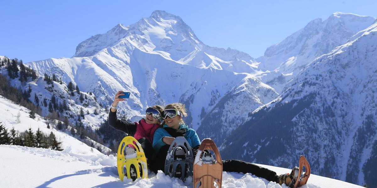 Balade en raquette – Randonnée et itinéraire raquette | Les 2 Alpes