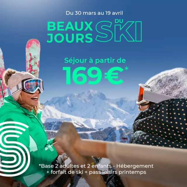 Les Saisies ski de printemps forfaits séjour et pass activités – Savoie