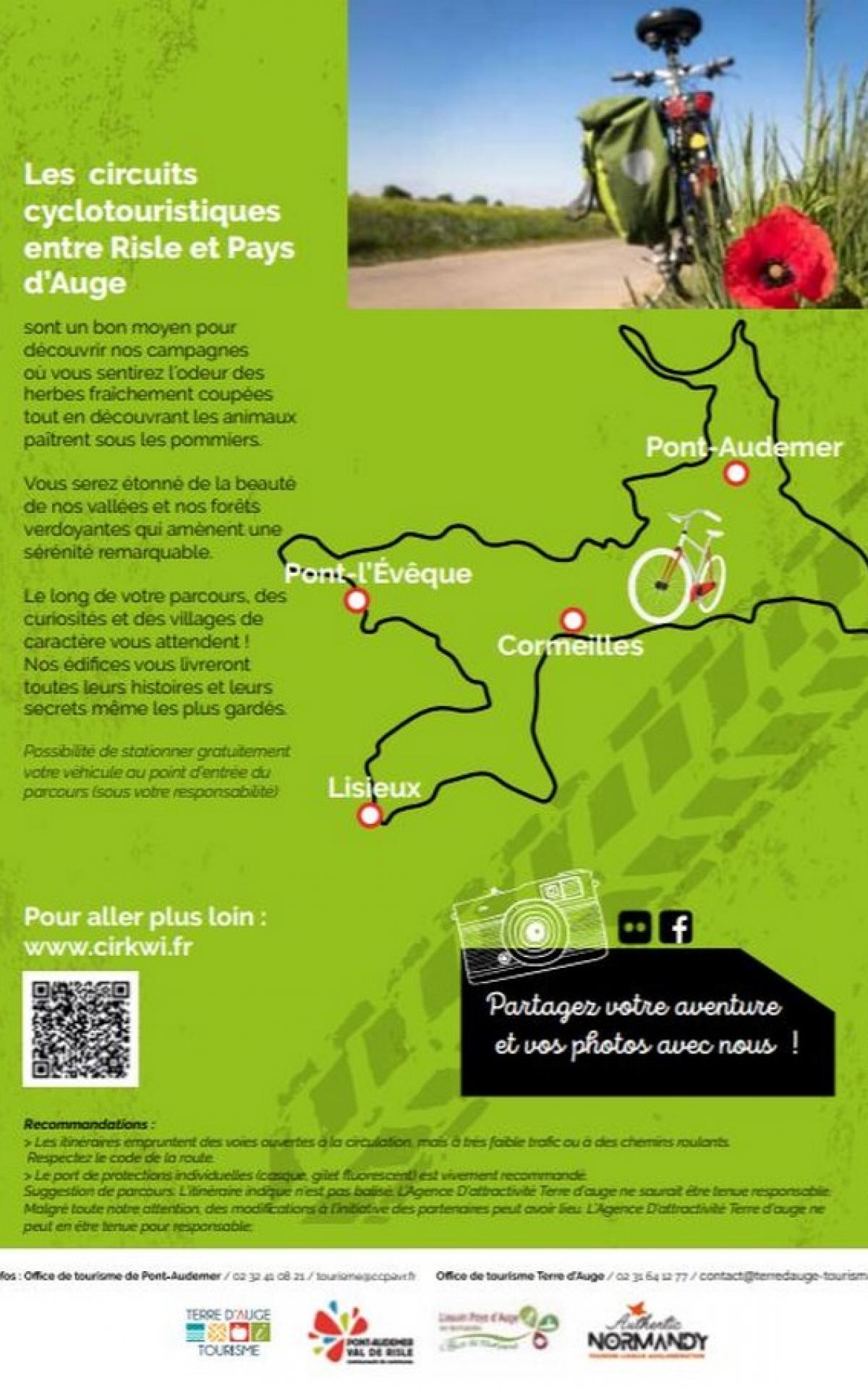 Parcours cyclotourisme entre Risle et Pays d’Auge | Office de Tourisme ...