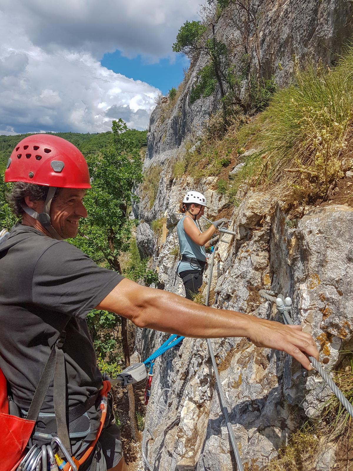Via Ferrata dans le Lot