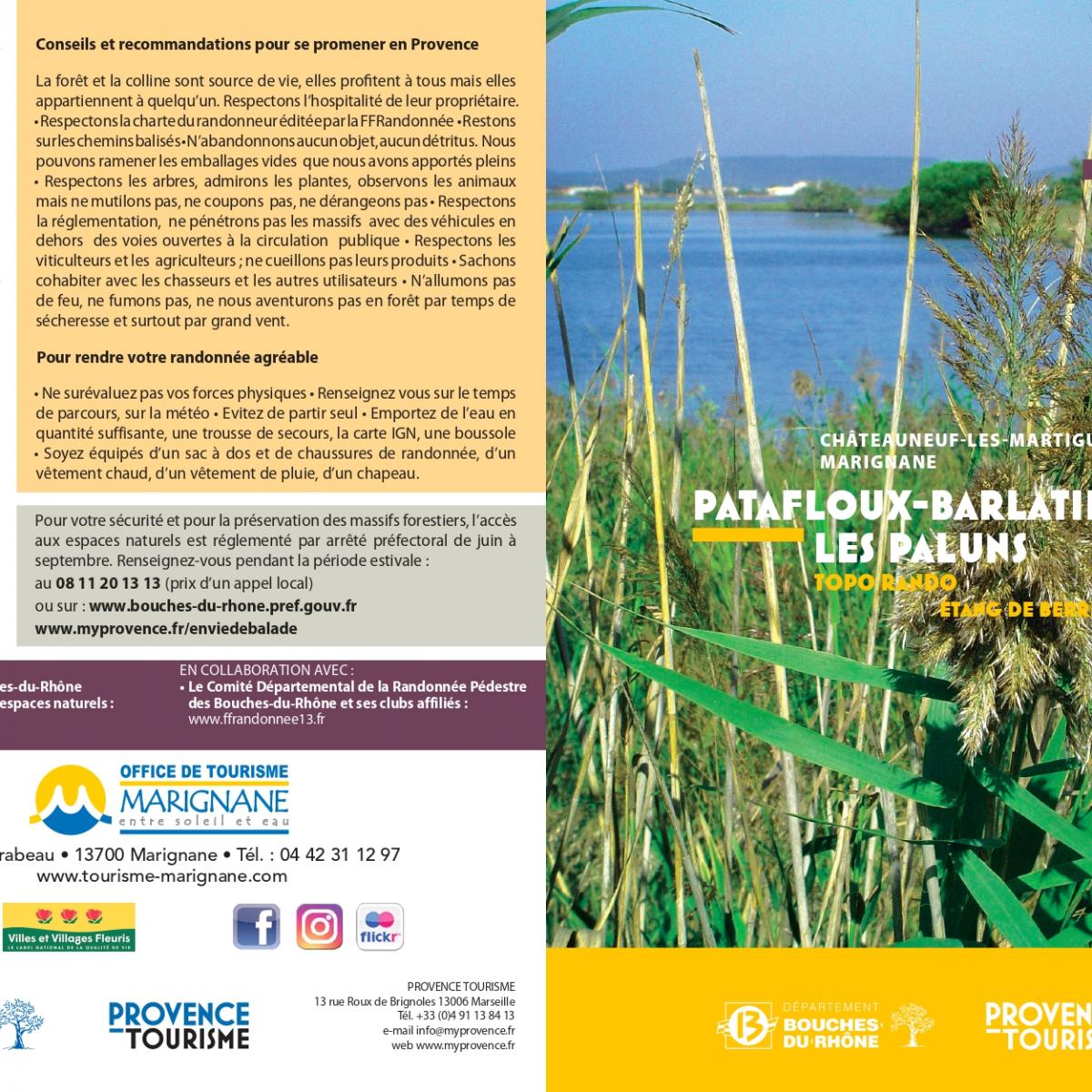 Cartes schématiques de randonnées | Office de Tourisme de Marignane