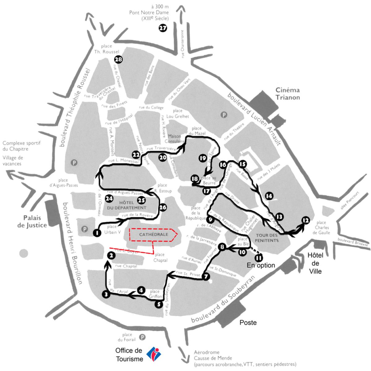 Accessibilité handicap | Circuits adaptés pour le patrimoine de Mende