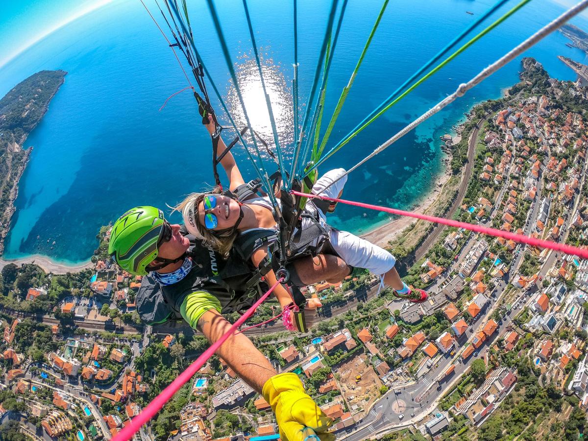 Paragliding experience in Roquebrune-Cap-Martin | Menton, Riviera ...