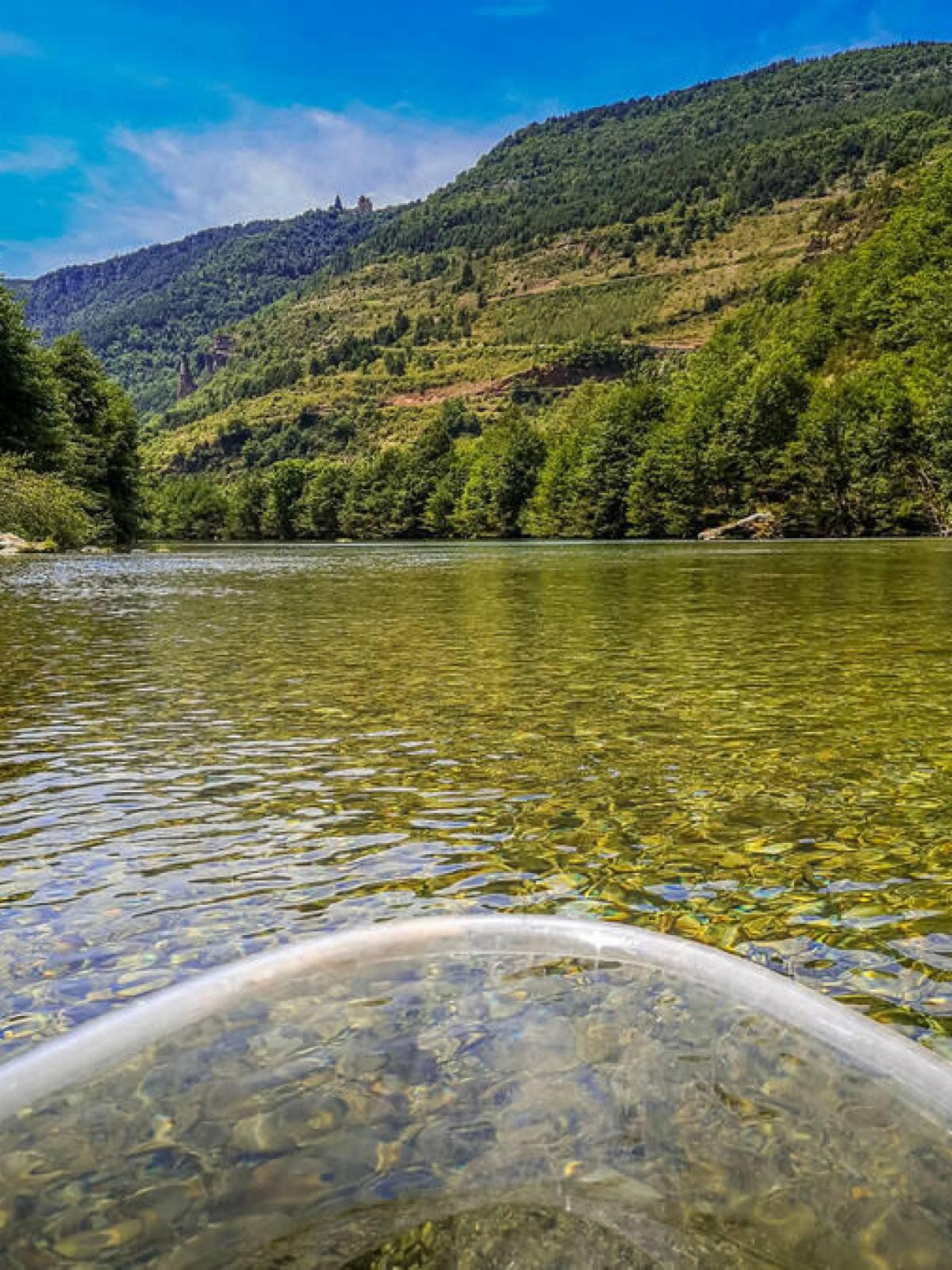 Búsqueda del tesoro en canoa transparente por las Gargantas del Tarn ...
