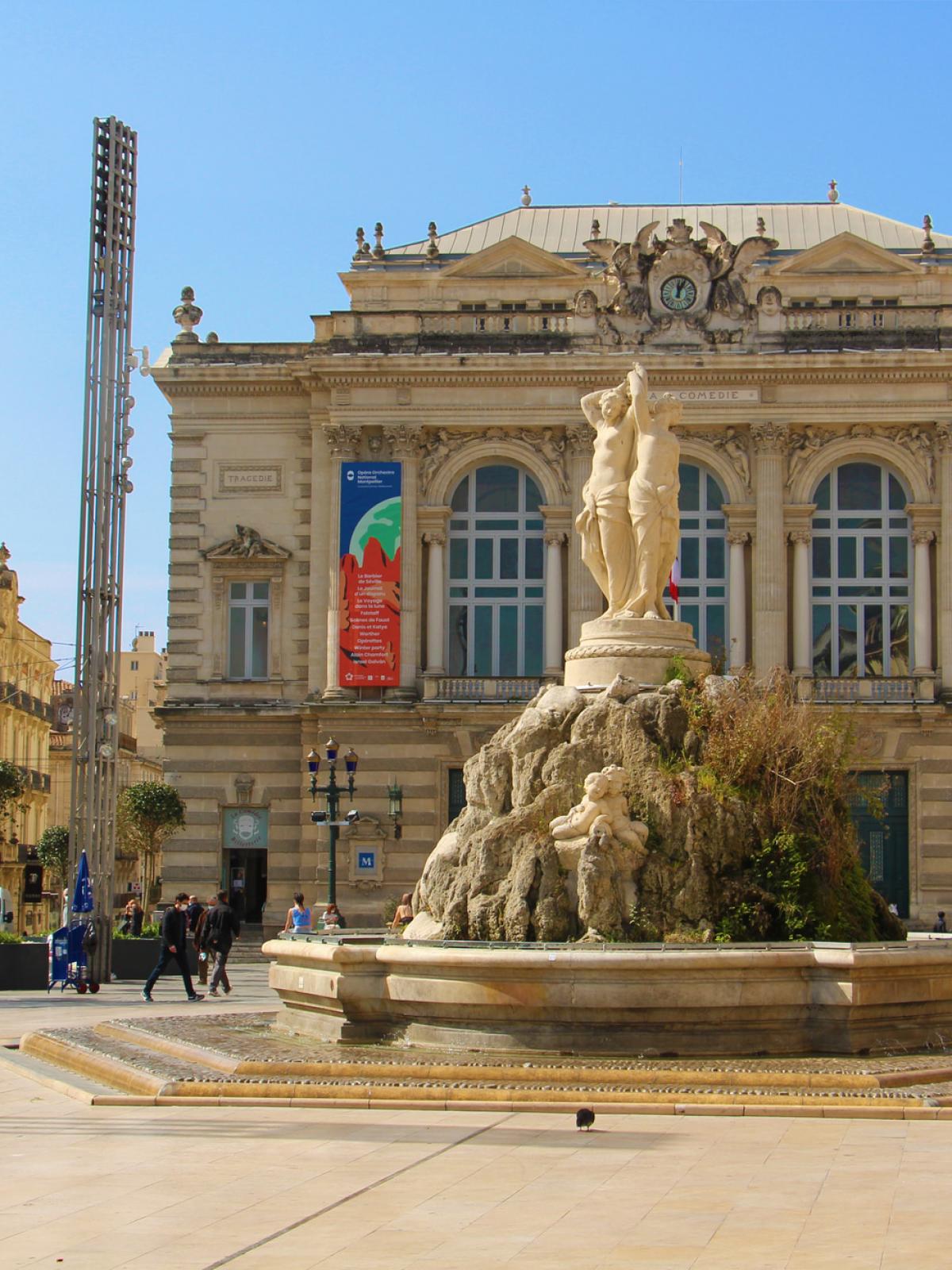 La Plaza de la Comédie | Montpellier Turismo