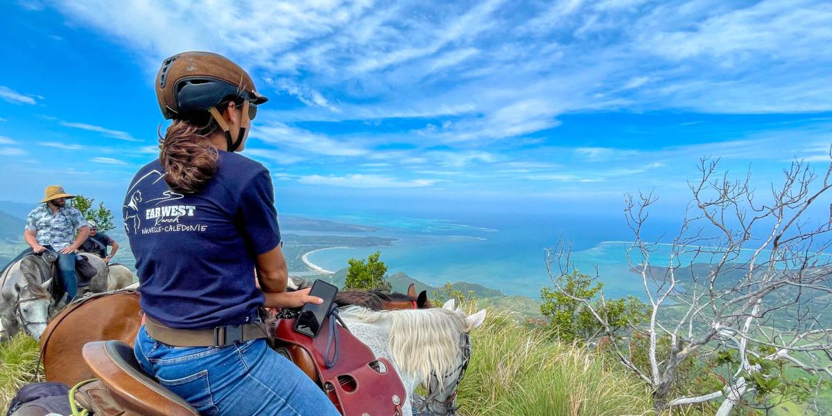 Randonnée à cheval en Nouvelle-Calédonie