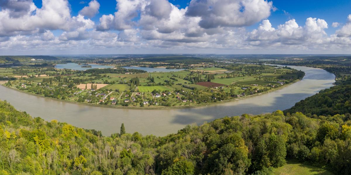 Panoramas de la vallée de Seine normande
