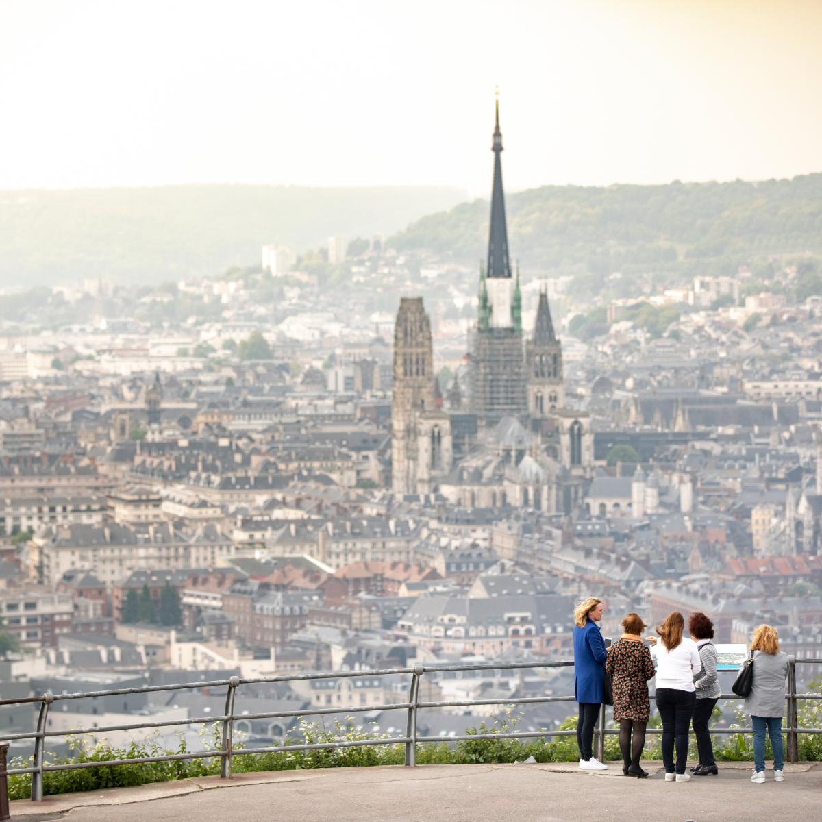 The Sainte-Catherine hill in Rouen