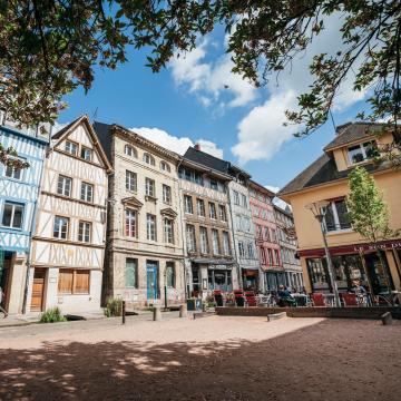 The most beautiful streets in Rouen