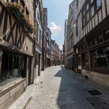 The most beautiful streets in Rouen