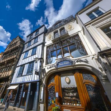 The most beautiful streets in Rouen