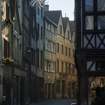 The most beautiful streets in Rouen