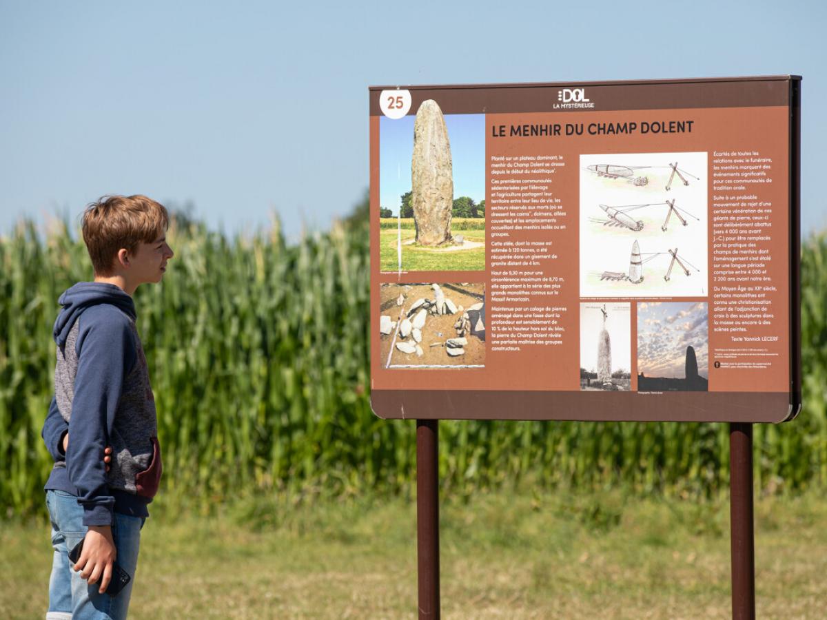 Le Menhir du Champ Dolent | Saint-Malo – Mont-Saint-Michel Bay – Tourism