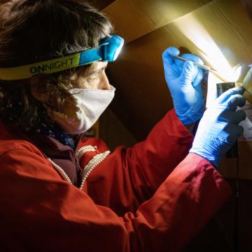 The Espadon submarine restoration work