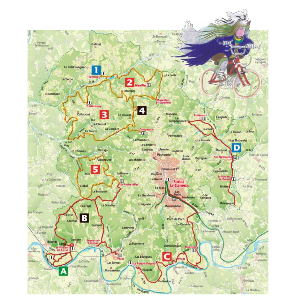 Nos plus beaux circuits VTT et VTC en Périgord