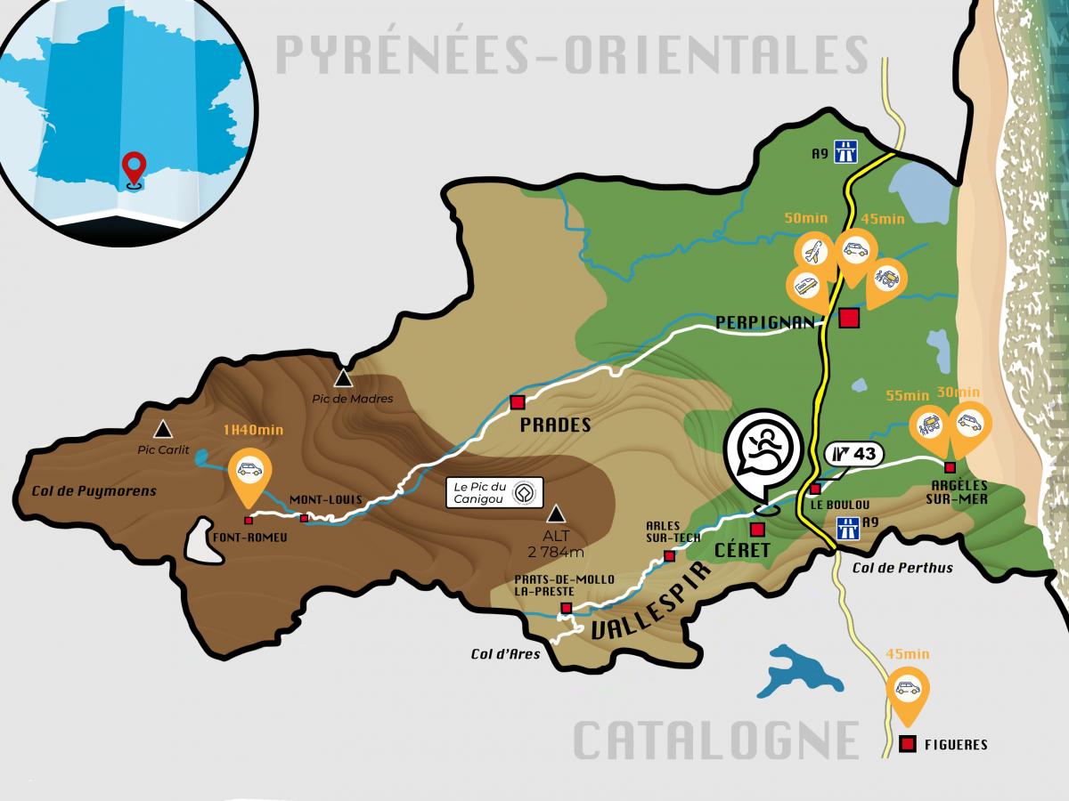 Se rendre en Vallespir | Vallespir Tourisme