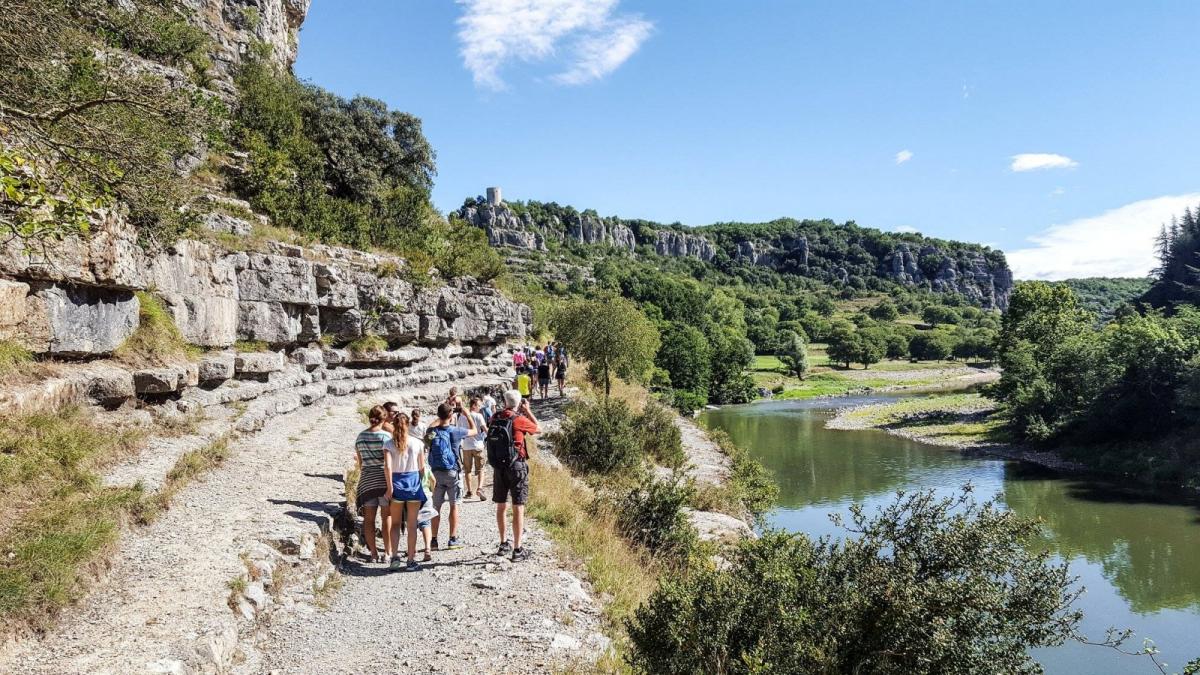Hiking in the gorges of southern Ardèche